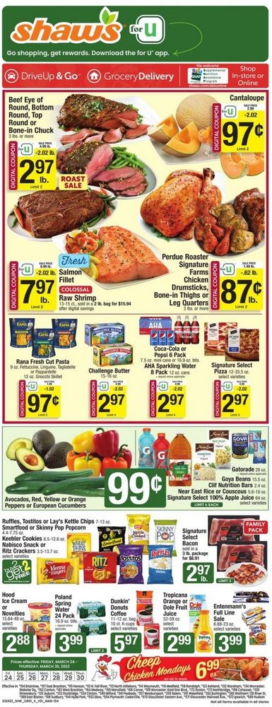 Shaw's Weekly Ad Mar 24 – Mar 30, 2023