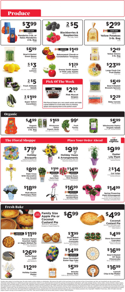 ShopRite Weekly Ad Mar 31 – Apr 06, 2023 (Easter Promotion Included)