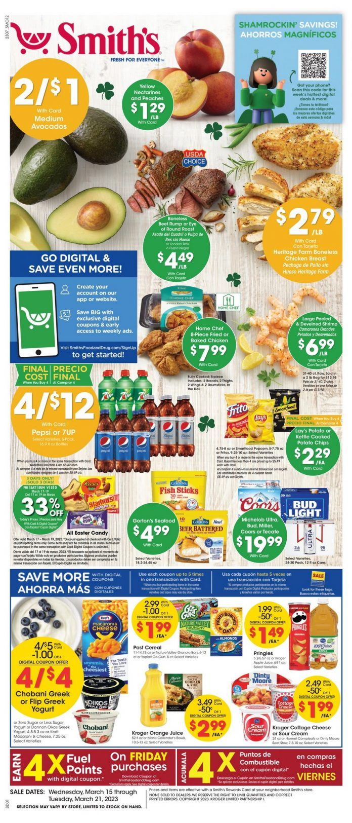 Smith's Food and Drug Weekly Ad Mar 15 – Mar 21, 2023 (Easter Promotion ...