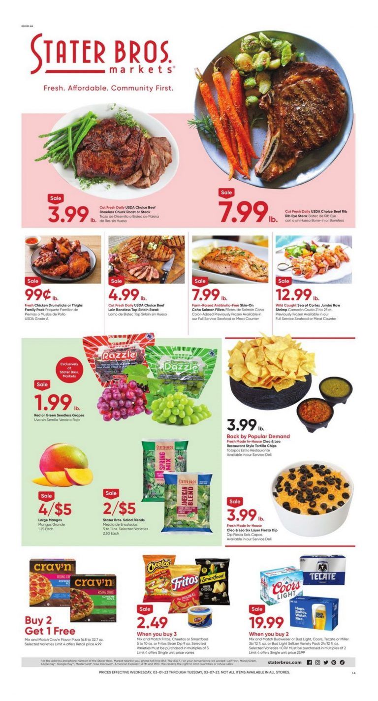 Stater Bros Weekly Ad Mar 08 – Mar 14, 2023