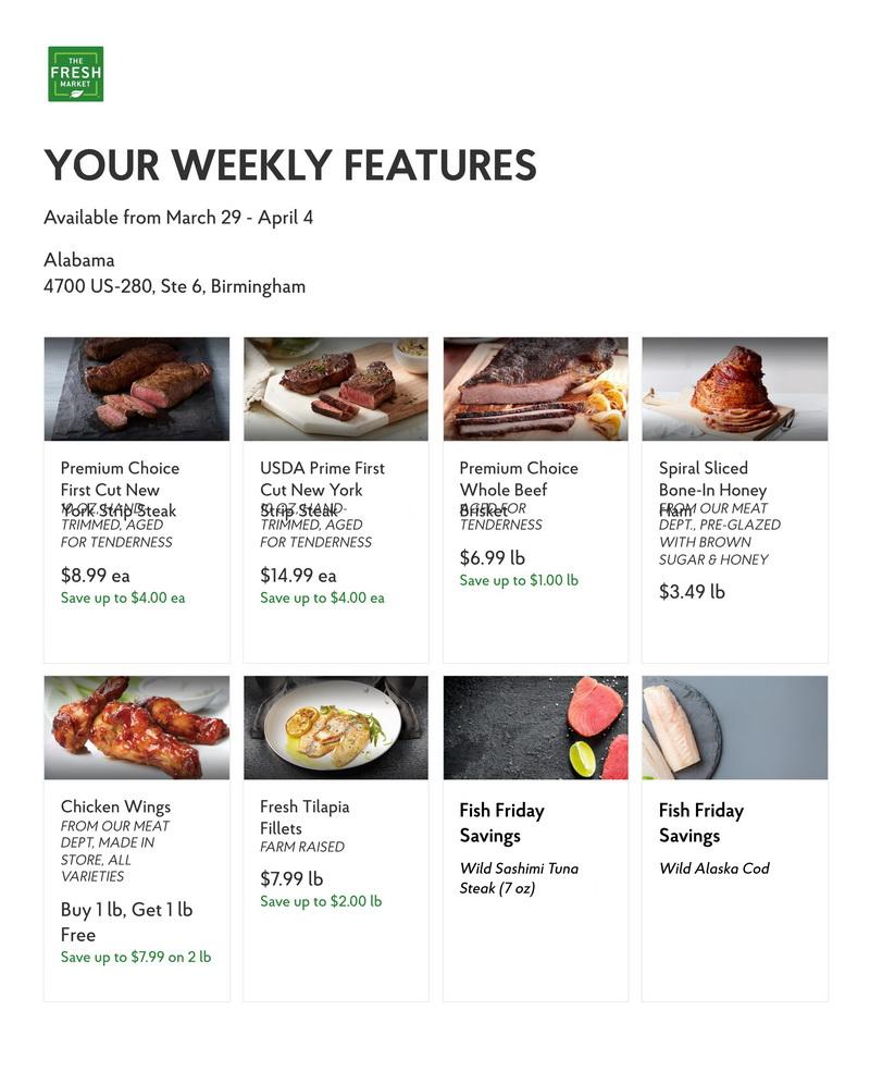 The Fresh Market Weekly Ad Mar 29 – Apr 04, 2023