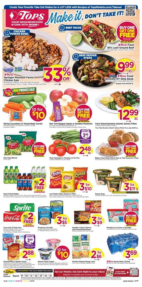 Tops Weekly Ad Mar 19 – Mar 25, 2023