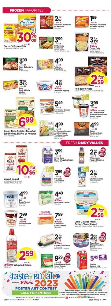 Tops Weekly Ad Mar 19 – Mar 25, 2023