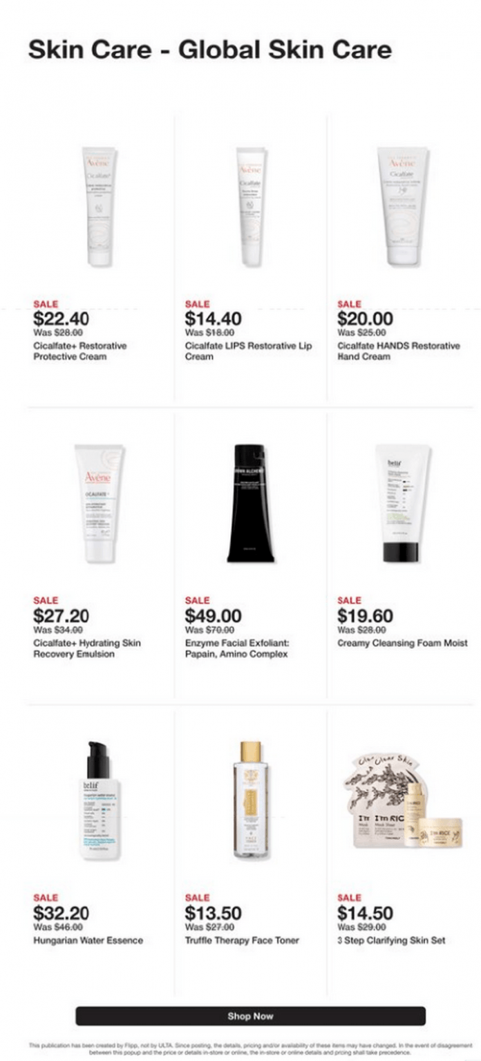 Ulta Beauty Weekly Ad Mar 06 – Mar 12, 2023