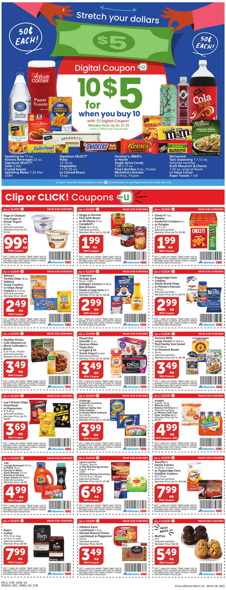 Vons Weekly Ad Mar 22 – Mar 28, 2023