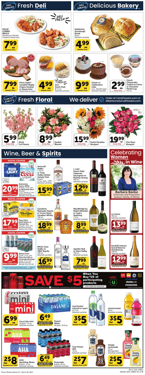Vons Weekly Ad Mar 22 – Mar 28, 2023