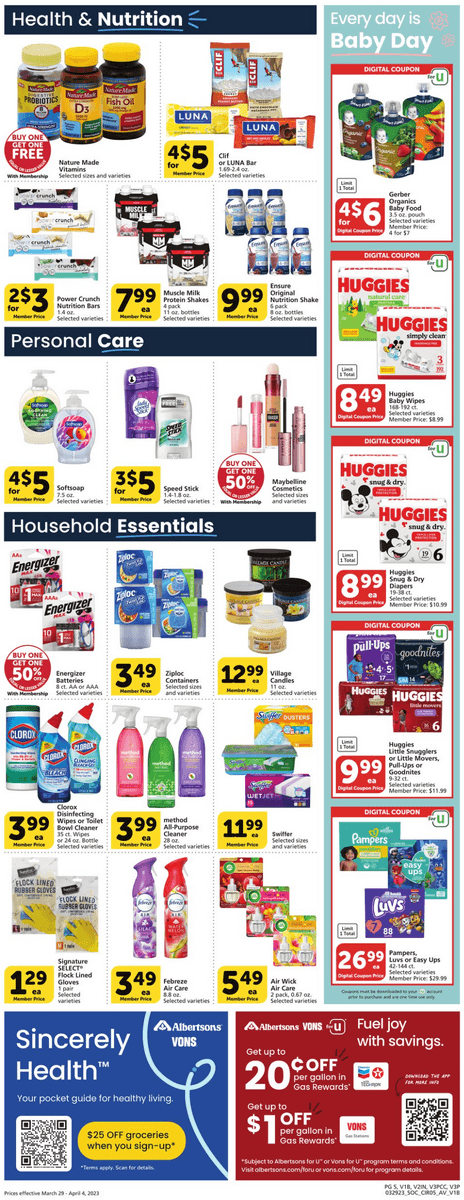 Vons Weekly Ad Mar 29 – Apr 04, 2023 (Easter Savings Included)