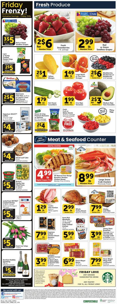 Vons Weekly Ad Mar 29 – Apr 04, 2023 (Easter Savings Included)