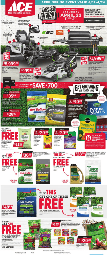 ACE Hardware April Spring Flyer Apr 12 – Apr 24, 2023