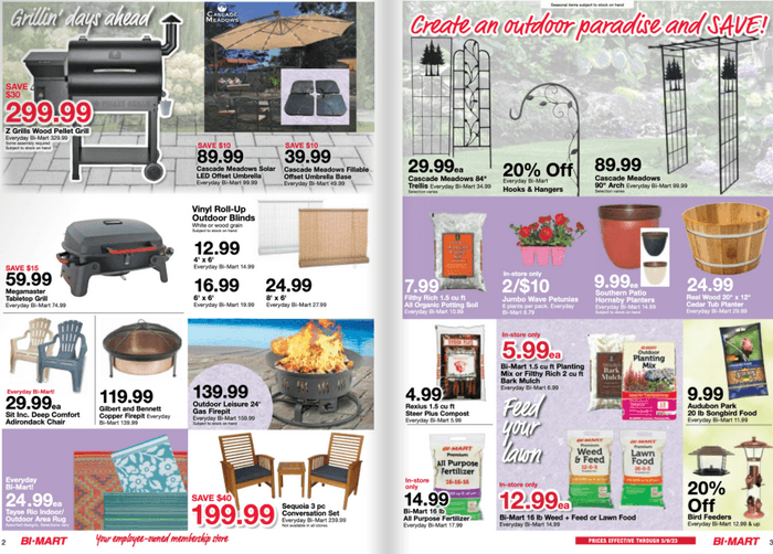 Bi-Mart Membership Saving Book Apr 25 – May 09, 2023