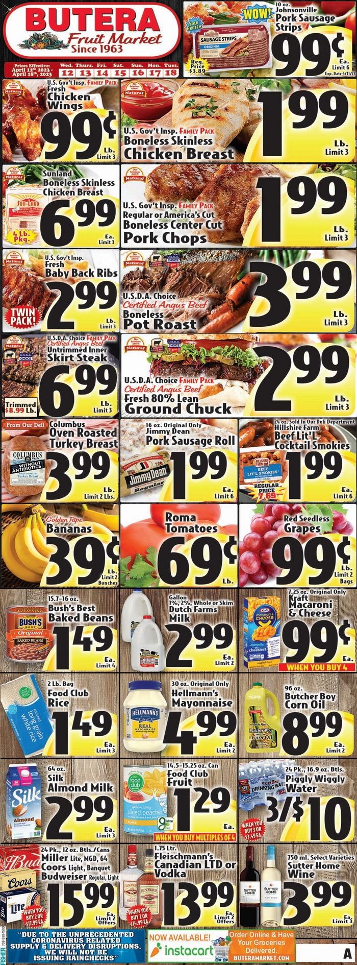Butera Weekly Ad Apr 12 – Apr 18, 2023