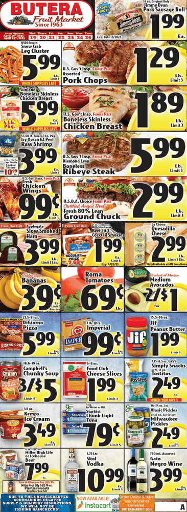 Butera Weekly Ad Apr 19 – Apr 25, 2023