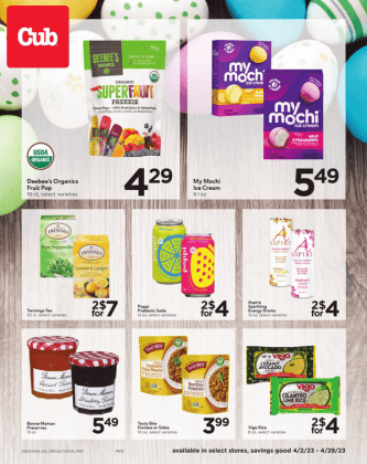 Cub Foods Special Savings Apr 02 – Apr 29, 2023 (Easter Promotion Included)