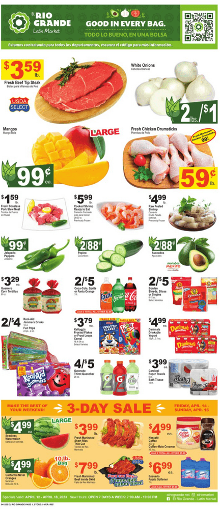 El Rio Grande Weekly Ad Apr 12 – Apr 18, 2023