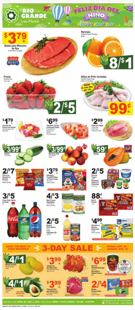 El Rio Grande Weekly Ad Apr 26 – May 02, 2023