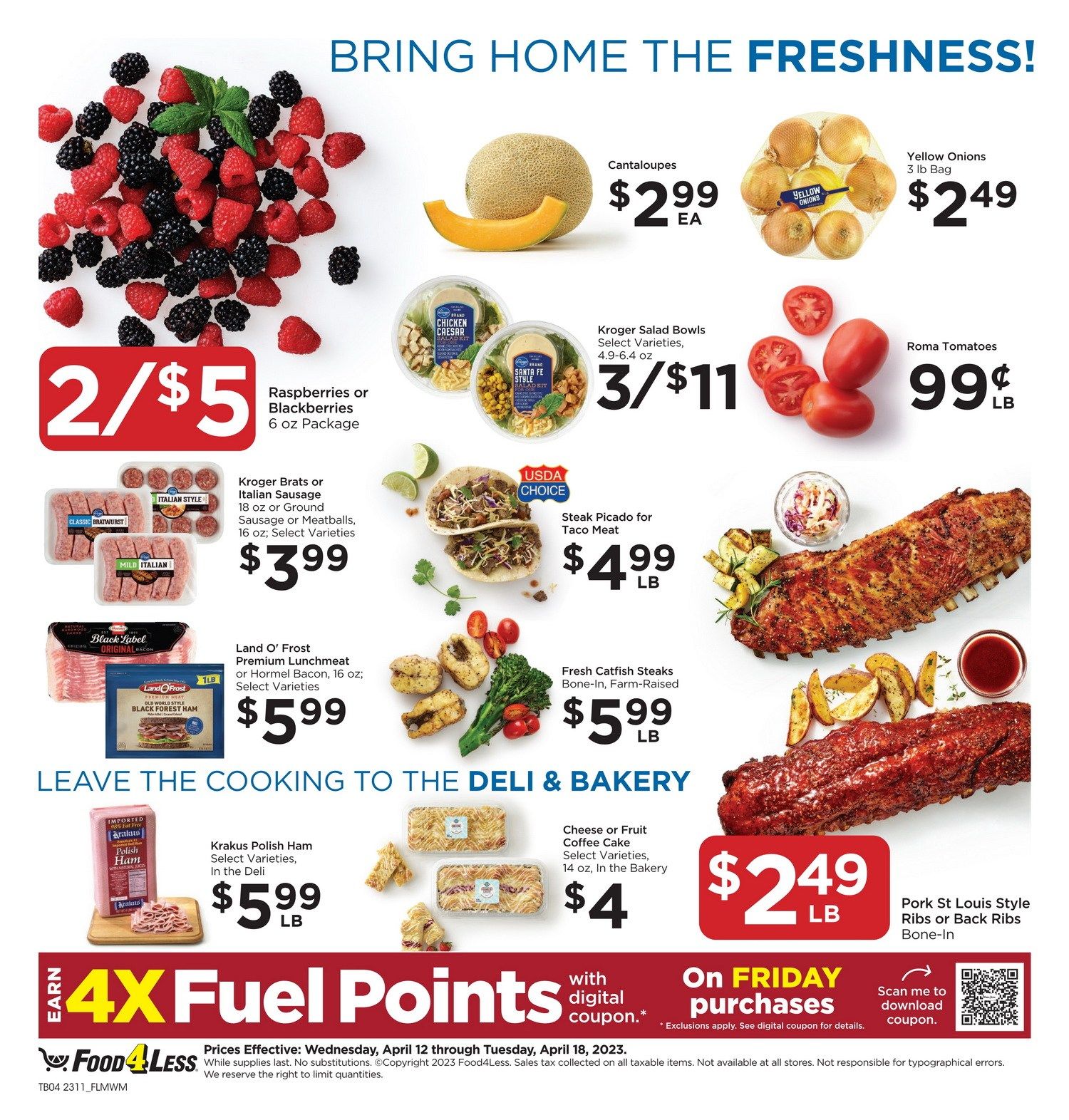 Food 4 Less Weekly Ad Apr 12 – Apr 18, 2023