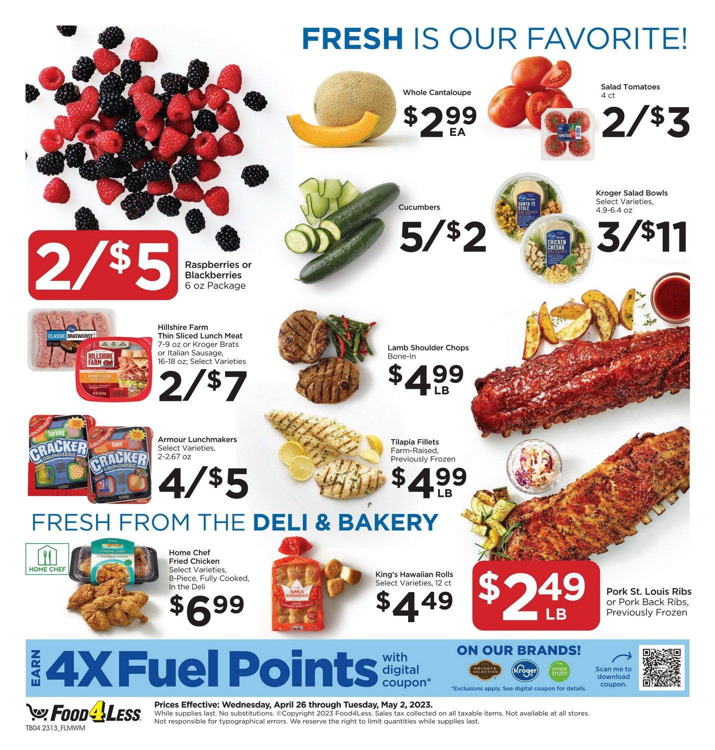 Food 4 Less Weekly Ad Apr 26 – May 02, 2023