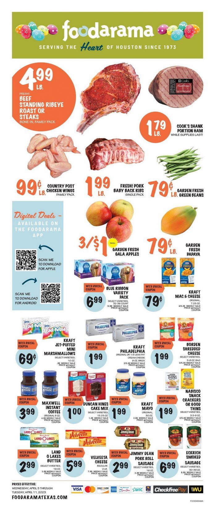 Foodarama Weekly Ad Apr 05 – Apr 11, 2023