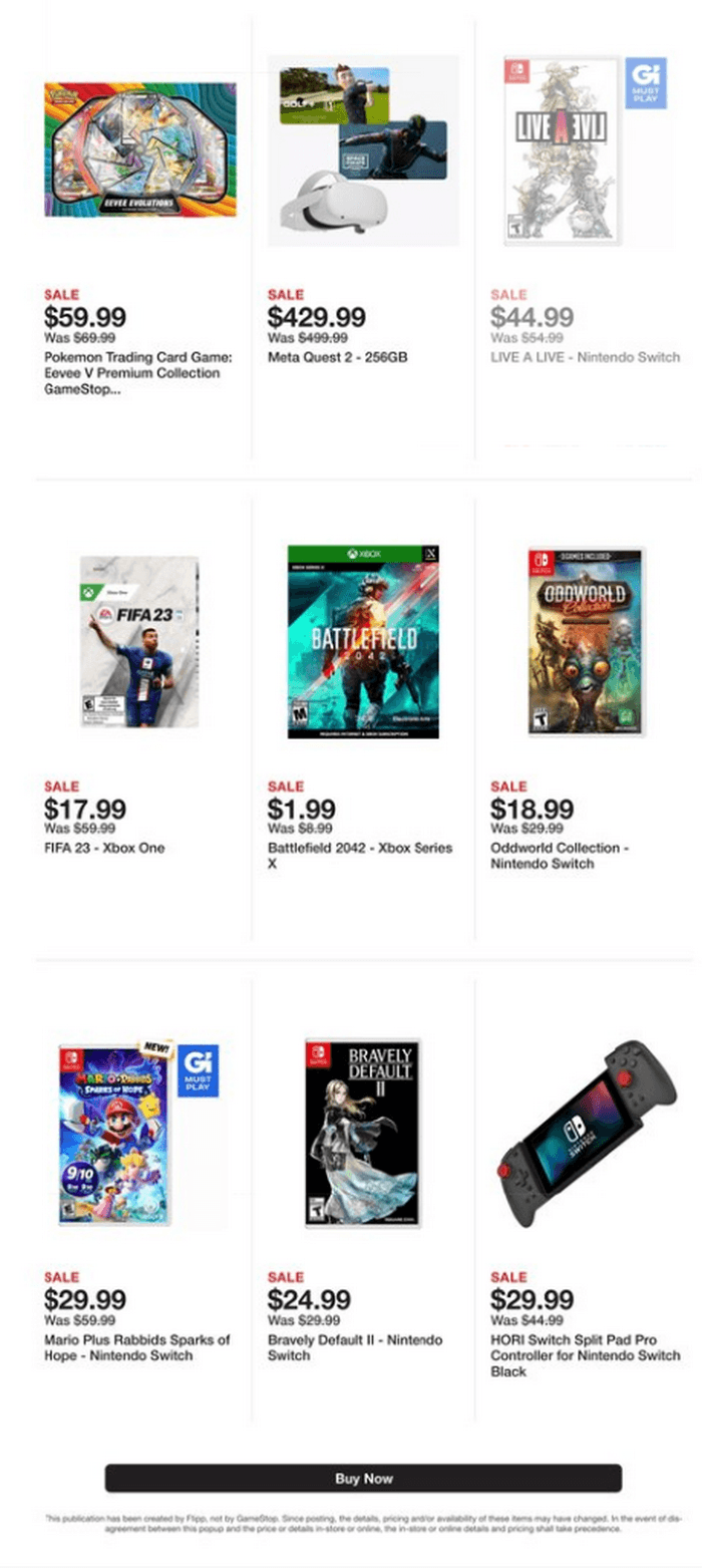 GameStop Weekly Ad Apr 17 – Apr 23, 2023