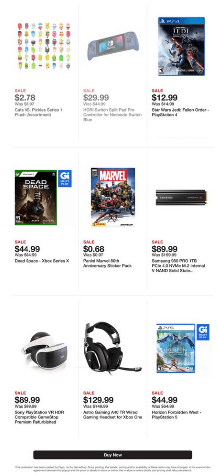 GameStop Weekly Ad Apr 17 – Apr 23, 2023