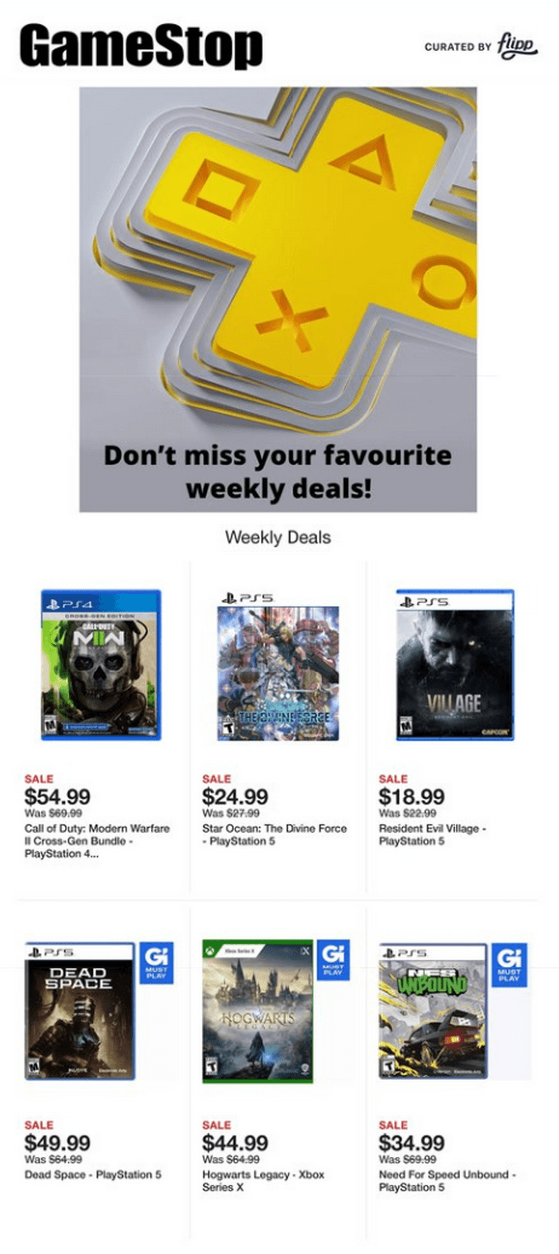 GameStop Weekly Ad Apr 24 – Apr 30, 2023