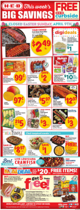 HEB Weekly Ad Apr 05 – Apr 11, 2023 (Easter Promotion Included)