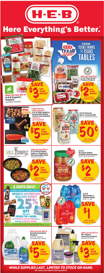HEB Weekly Ad Apr 12 – Apr 18, 2023