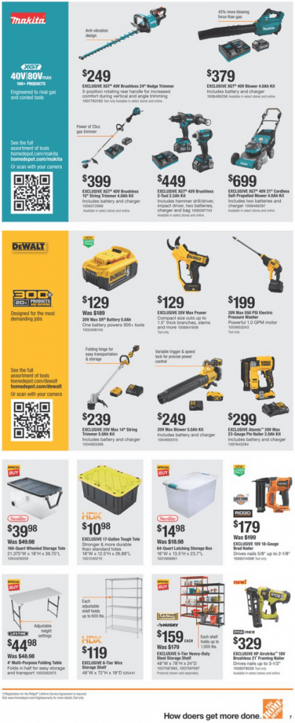 Home Depot Spring Black Friday Ad Apr 13 – Apr 23, 2023