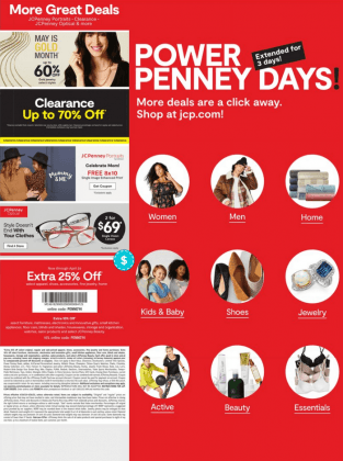JCPenney Power Penny Days Ad Apr 24 – Apr 26, 2023 (Mother's Day Promotion Included)