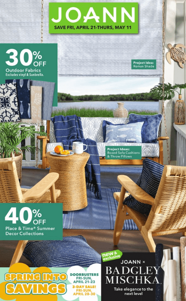 Jo-Ann Weekly Ad Apr 21 – May 11, 2023