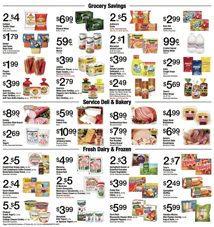 Jons Weekly Ad Apr 26 – May 02, 2023