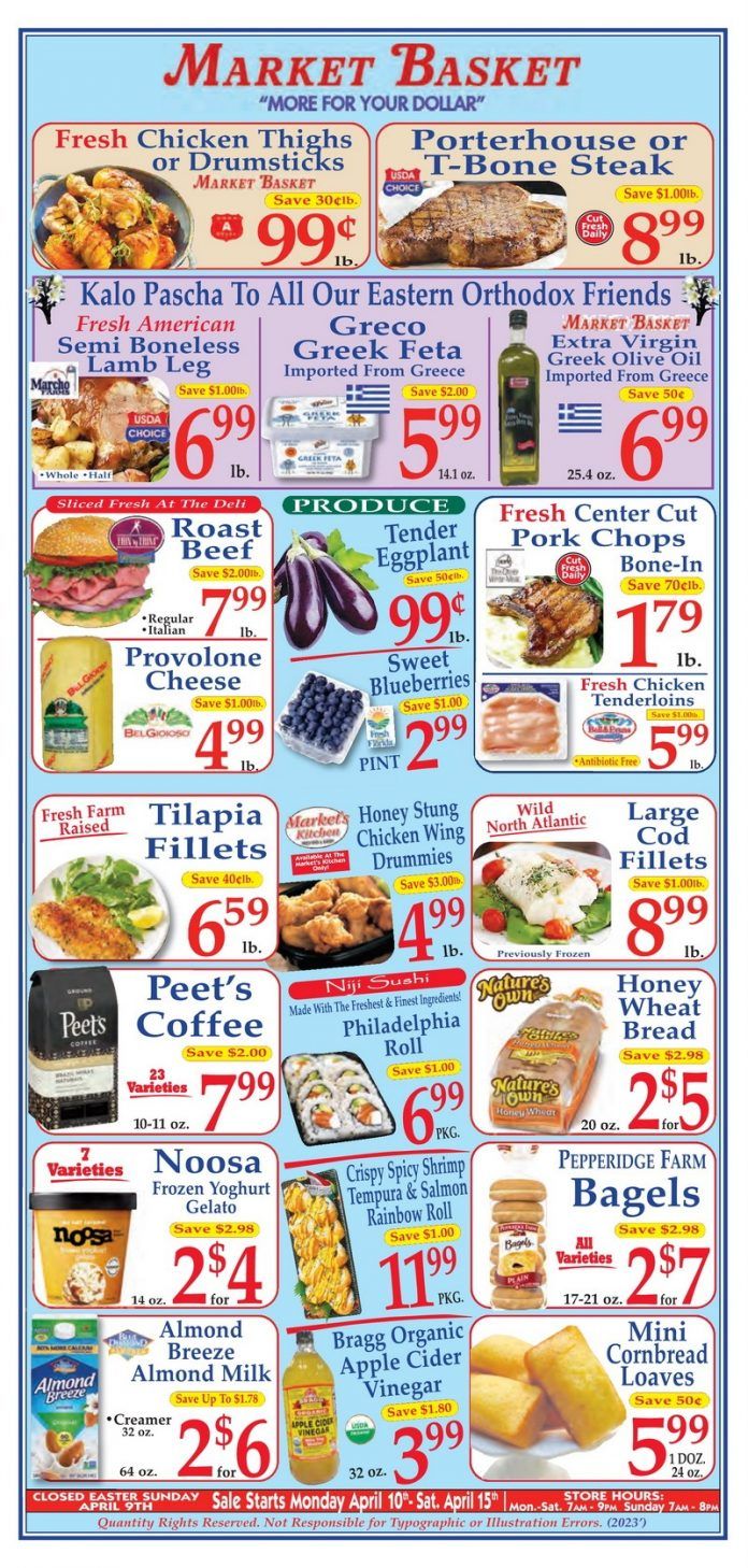 Market Basket Weekly Flyer Apr 10 – Apr 15, 2023