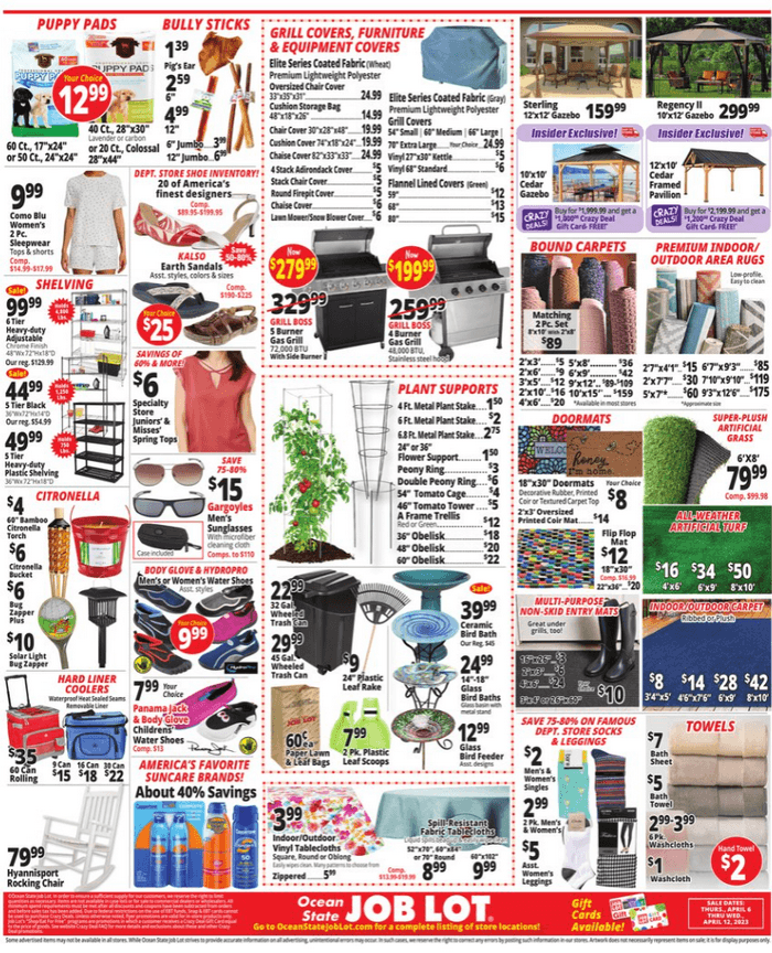 Ocean State Job Lot Weekly Ad Apr 06 – Apr 12, 2023