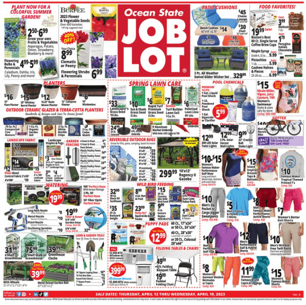 Ocean State Job Lot Weekly Ad Apr 13 – Apr 19, 2023