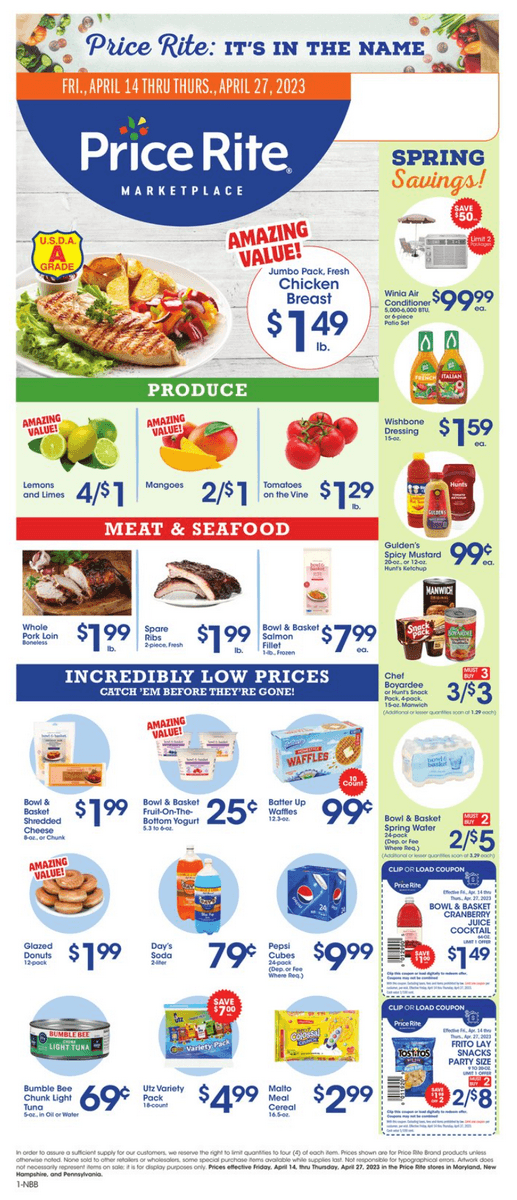 Price Rite Weekly Ad Apr 14 – Apr 27, 2023