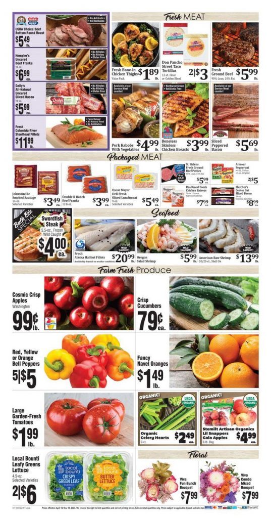 Rosauers Weekly Ad Apr 12 – Apr 18, 2023