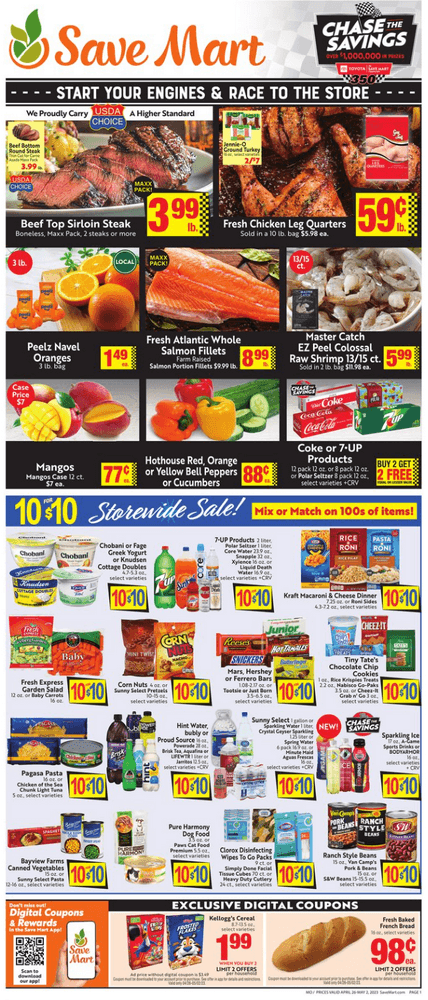 Save Mart Supermarkets Weekly Ad Apr 26 – May 02, 2023