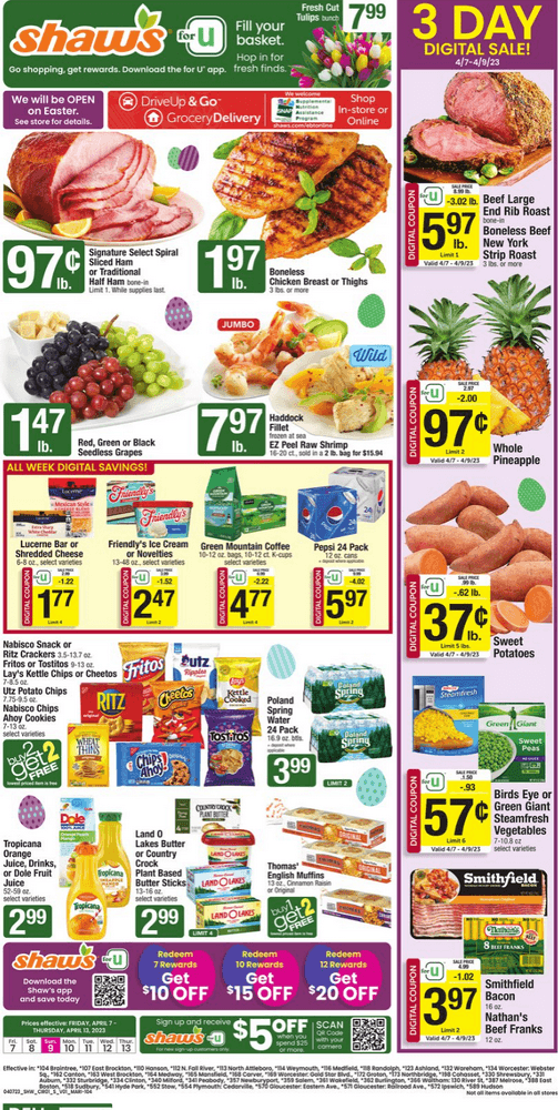 Shaw's Weekly Ad Apr 07 – Apr 13, 2023