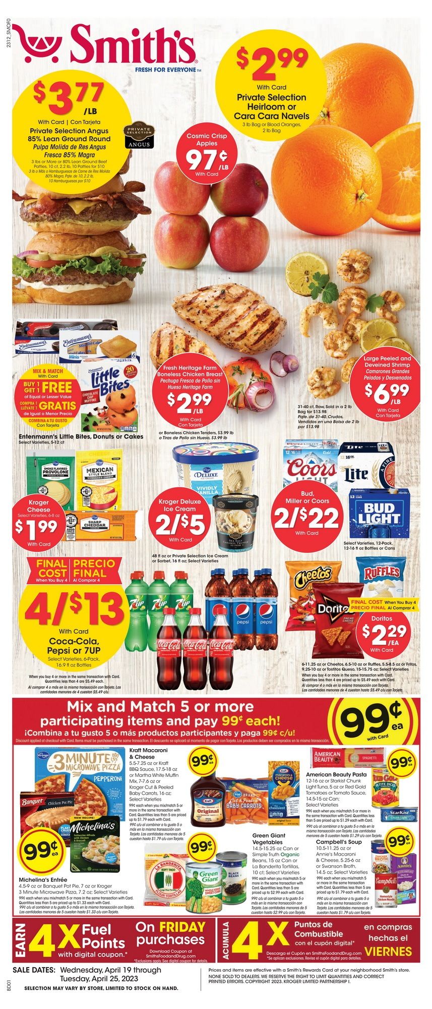 Smith's Food and Drug Weekly Ad Apr 19 – Apr 25, 2023