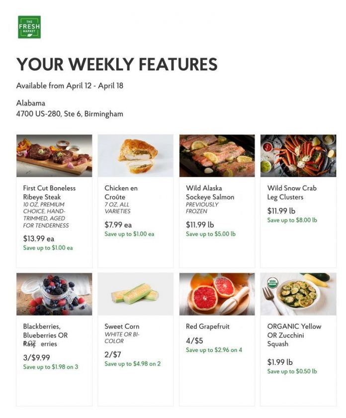 The Fresh Market Weekly Ad Apr 12 – Apr 18, 2023