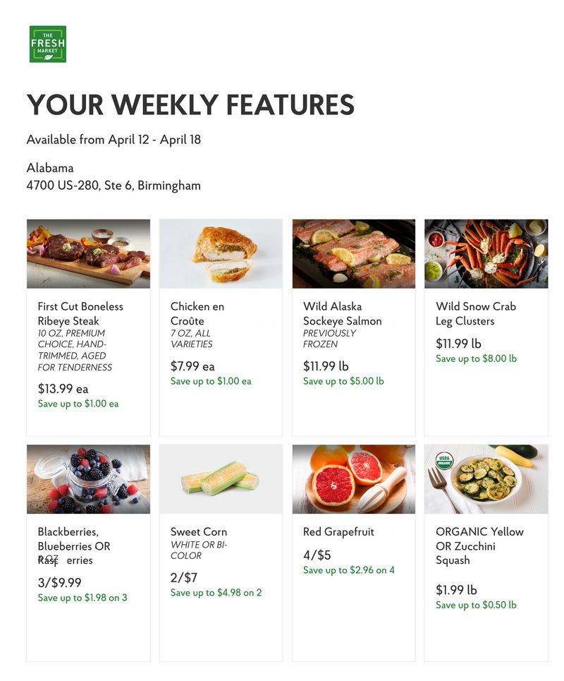 The Fresh Market Weekly Ad Apr 12 – Apr 18, 2023