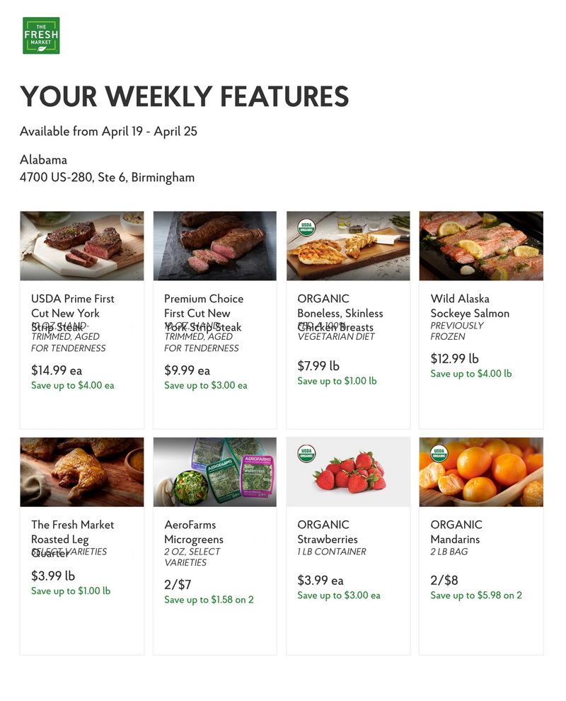 The Fresh Market Weekly Ad Apr 19 – Apr 25, 2023