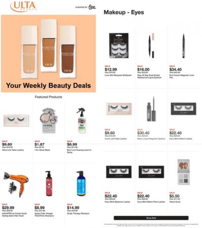 Ulta Beauty Weekly Ad Apr 03 – Apr 09, 2023