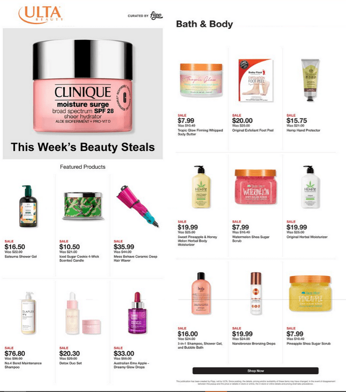 Ulta Beauty Weekly Ad Apr 24 – Apr 30, 2023