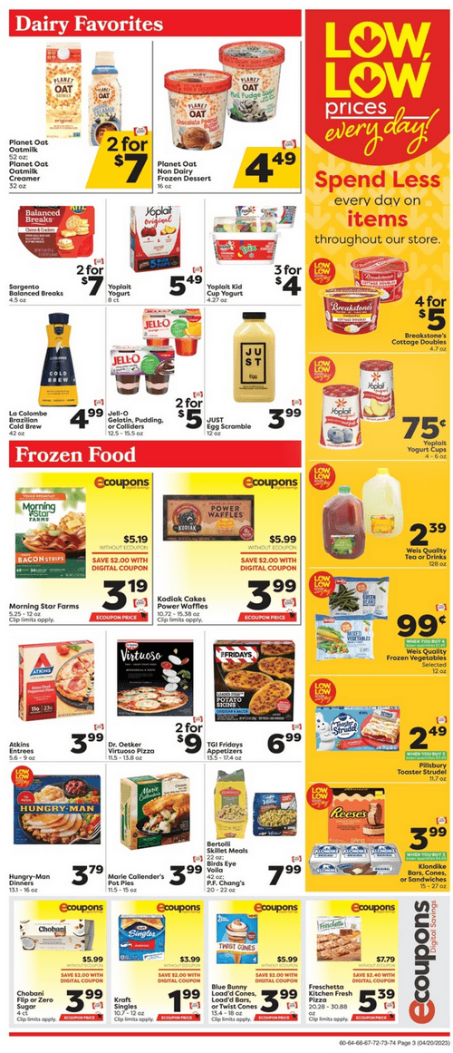 Weis Markets Weekly Sale Apr 20 – Apr 26, 2023