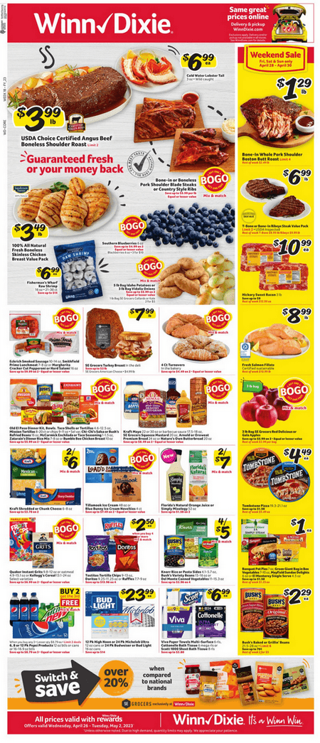 Winn-Dixie Weekly Ad Apr 26 – May 02, 2023