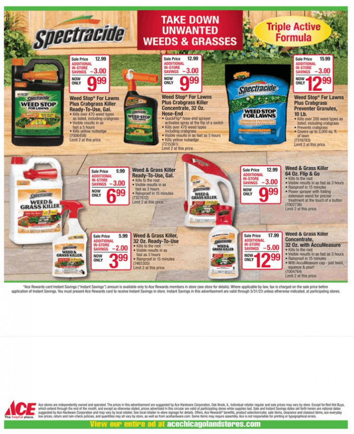 ACE Hardware Weekly Ad May 09 – May 15, 2023