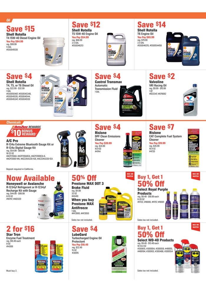 AutoZone Monthly Ad May 31 – June 26, 2023
