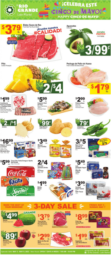 El Rio Grande Weekly Ad May 03 – May 09, 2023