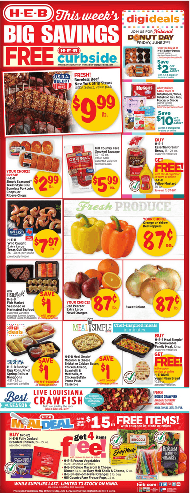 HEB Weekly Ad May 31 – June 06, 2023